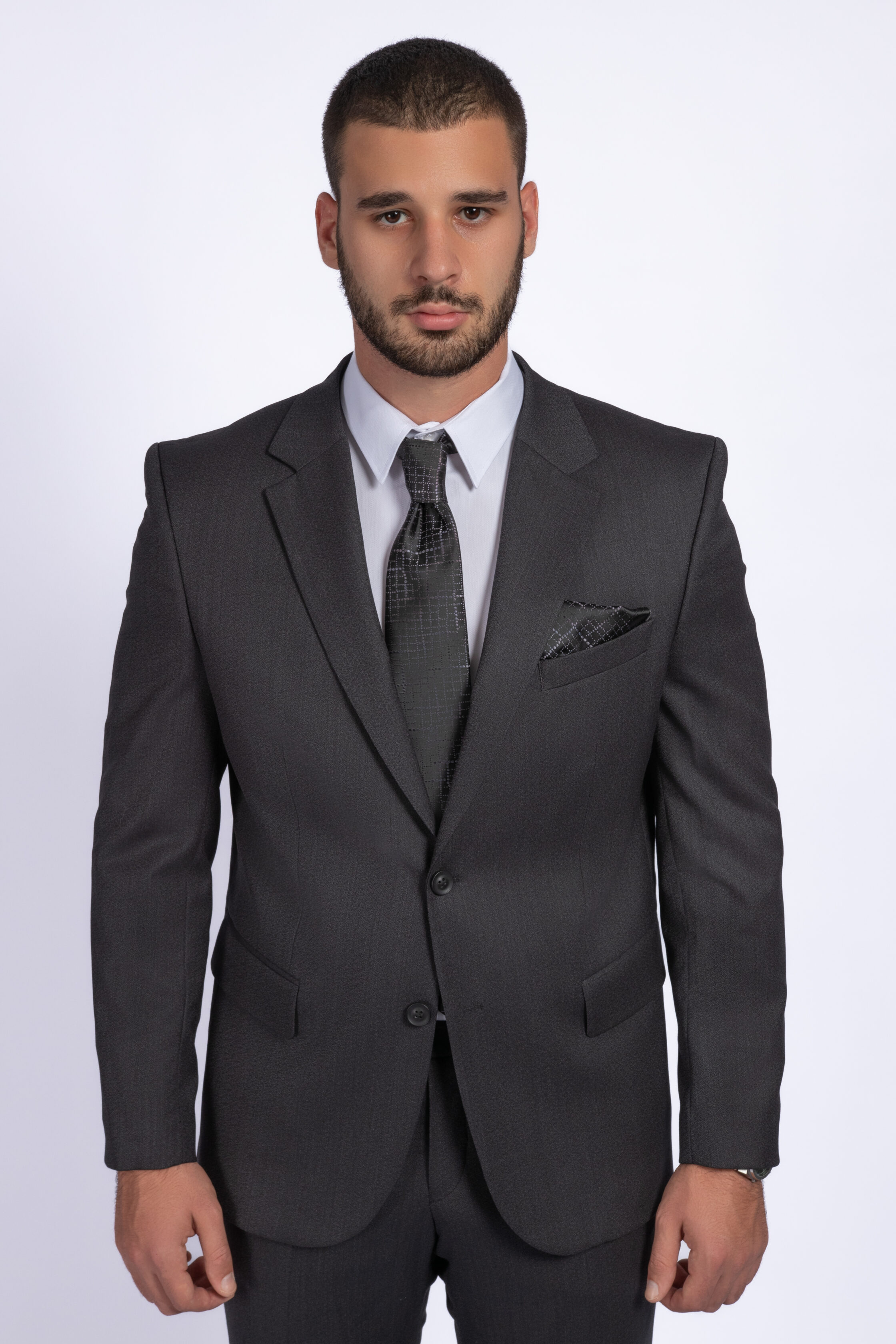 Graphite Elegance Odelo Wool Super 120s - Concept53